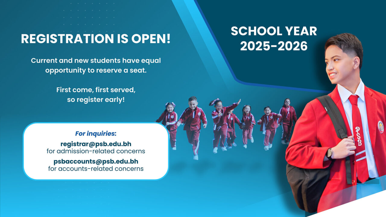 Registration Announcement - Philippine School Bahrain
